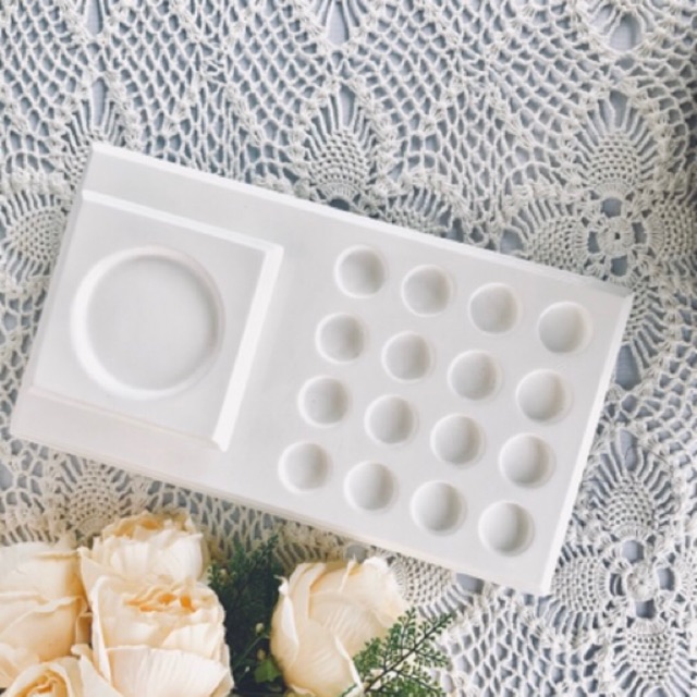 Jual Rak Essential Oil Kayu Diffuser Display Persegi Bolong 9 ACCDH ...