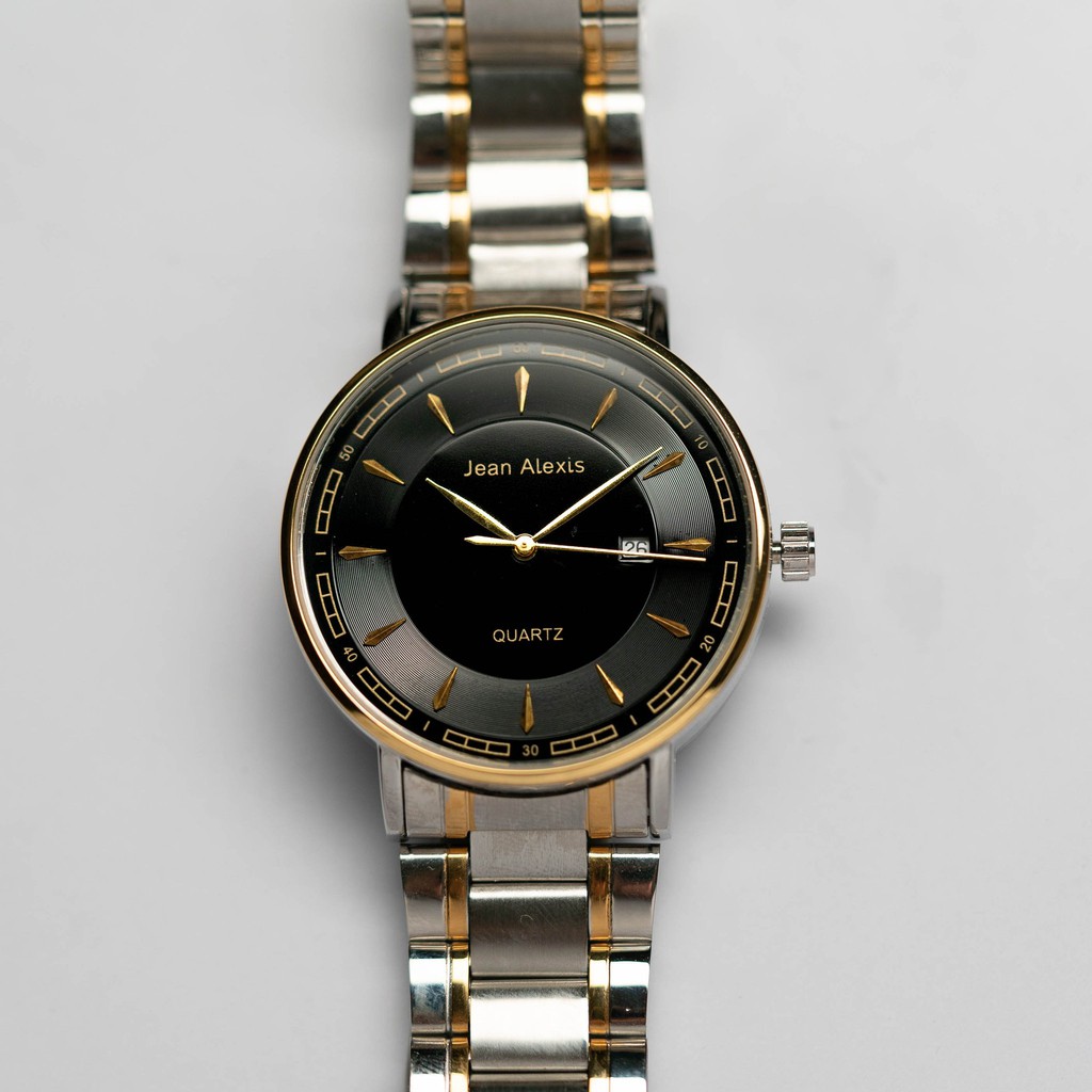 Jual Jam Tangan Rantai Pria Cowok Anti Air Jean Alexis ALVA GKT JA115 ...