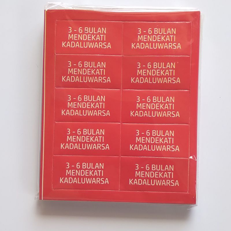 Jual Stiker obat hampir ed, stiker penanda obat ed, stiker obat ...