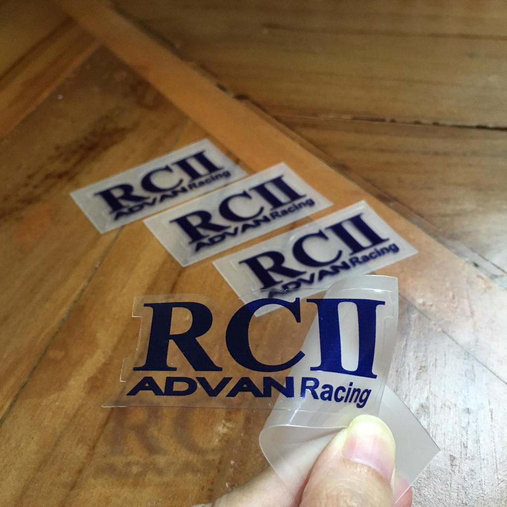 Jual Sticker JDM - ADVAN RCII Set velg isi 4 pcs | Shopee Indonesia