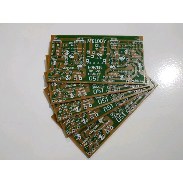 Jual PCB Power Amplifier Mobil Melody 12 Volt Non CT 30 - 60 watt ...