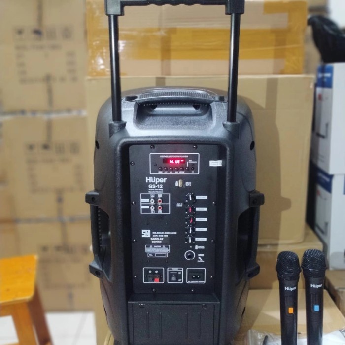 Jual SPEAKER PORTABLE HUPER GS12 GS 12 HUPER GS 12 GS12 ORIGINAL ...