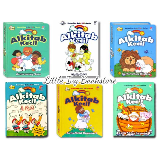 Jual Buku Alkitab Kecil 1,2,3 / cerita natal / binatang / bergambar 1 / ...