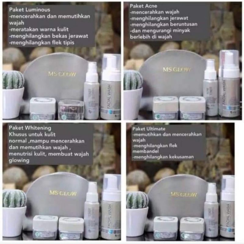 Jual PROMO!! MS GLOW BPOM ORIGINAL 100% (FREE GIFT ) | Shopee Indonesia