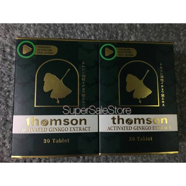 Jual Thomson Activated Ginkgo Extract 30 + 30 Tablet (60 Tablet ...