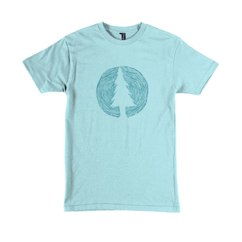 Jual Wheelger Reconnect Tshirt - Aqua (KAOS GUNUNG) | Shopee Indonesia