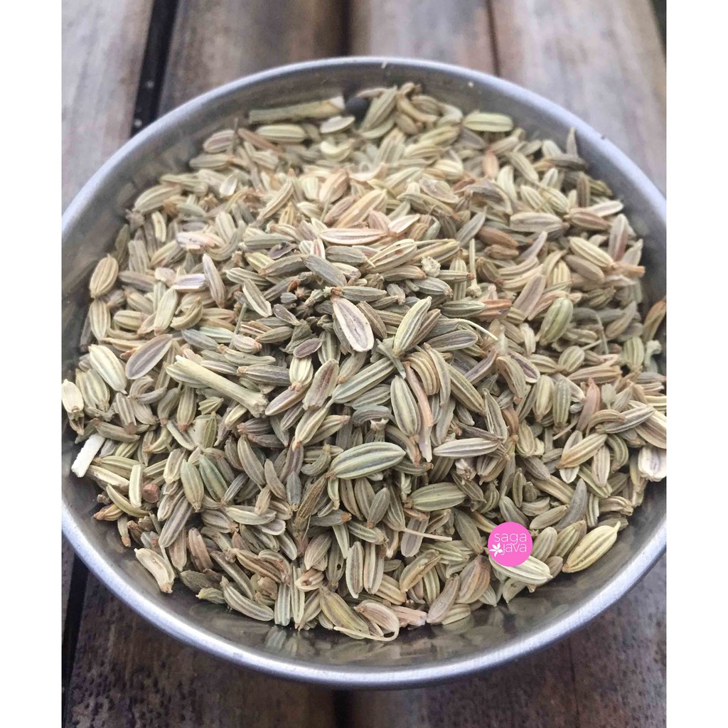 Jual Biji Adas Putih Manis Fennel Kemasan 500 gram Rempah Tradisional ...