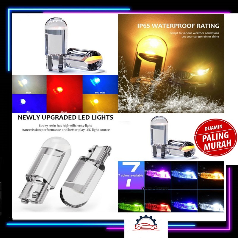 Jual LAMPU LED T10 RESIN FULL KACA 360 LAMPU SENJA LAMPU PLAT SUPER ...