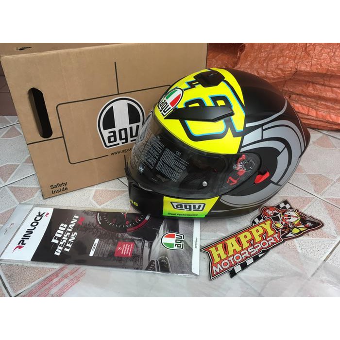 Jual HELM FULLFACE AGV K3SV ORIGINAL ITALY WINTERTEST NON SNI DOT SZ M ...