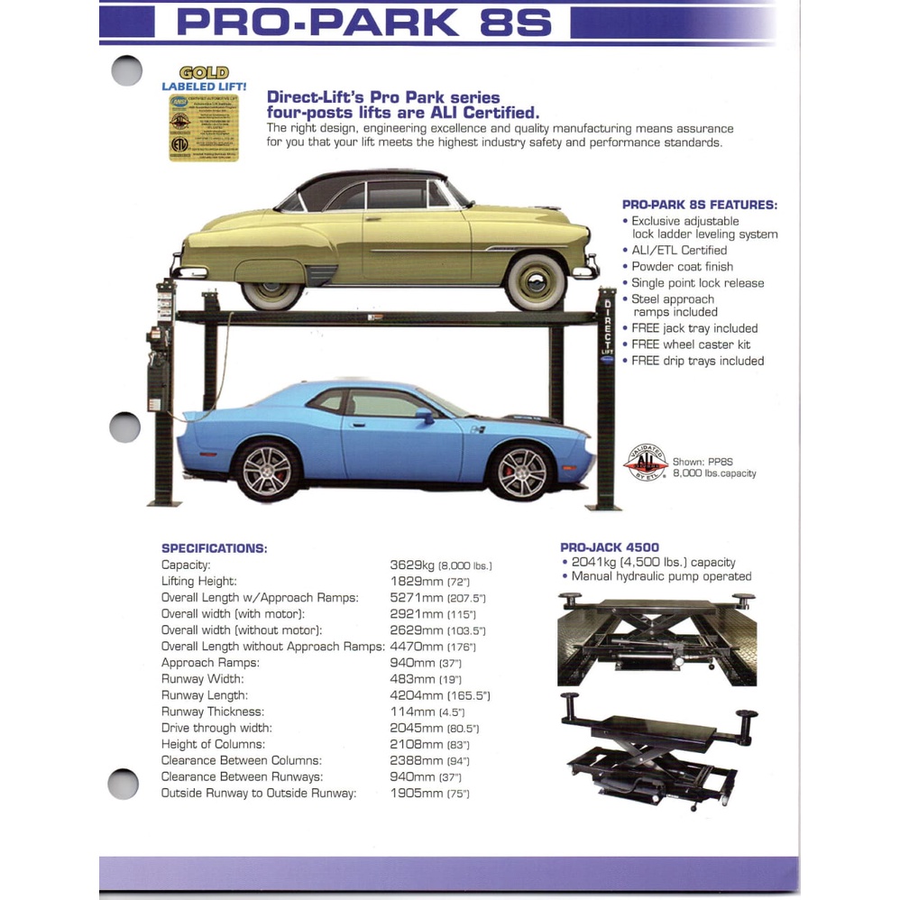 Jual Lift Parkir mobil susun 4 tiang four post parking lift Mobil ...