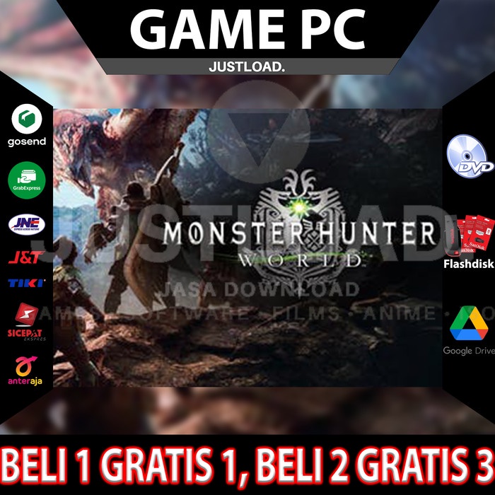 Jual MONSTER HUNTER WORLD PC GAME PC KOMPUTER LAPTOP GAMING TERMURAH | Shopee Indonesia
