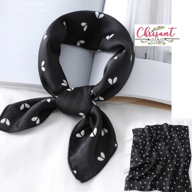 Jual Syal leher syal pramugari scraf sutra 50x50 syal kepala syal tas ...