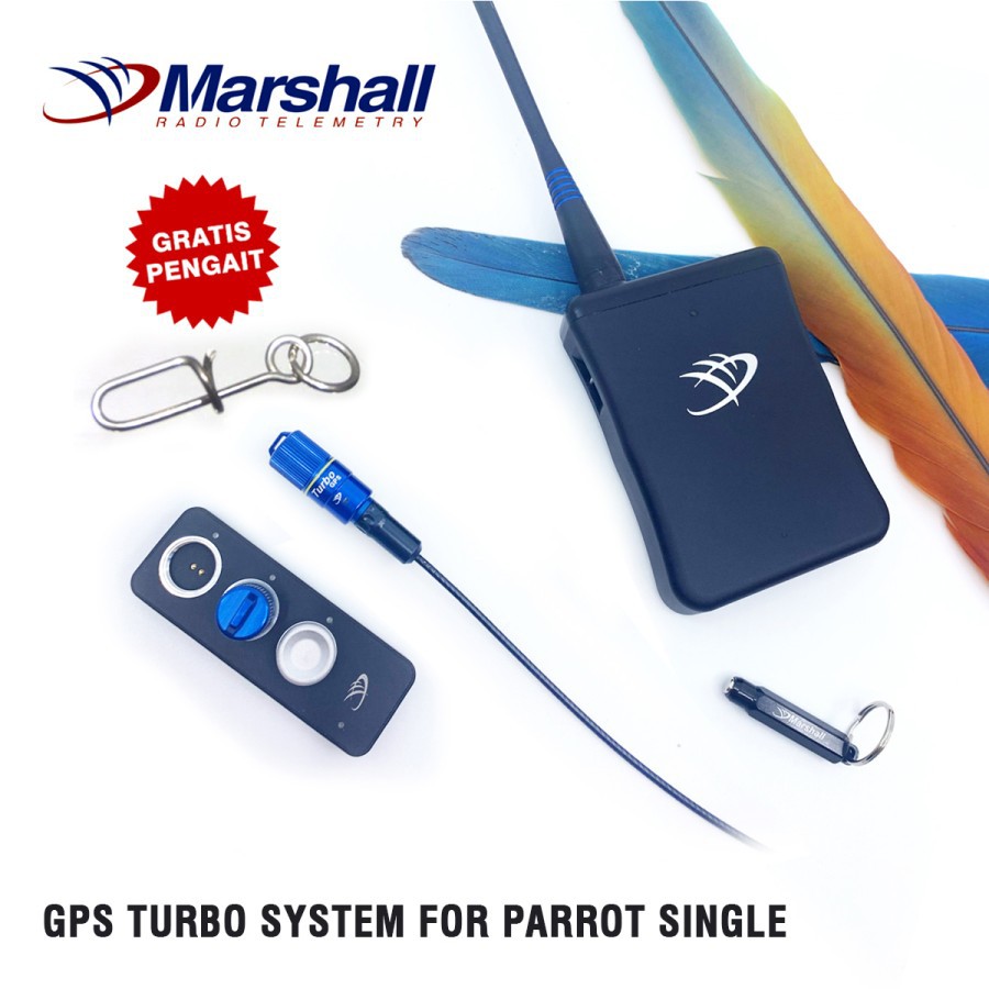 Jual Marshall TURBO GPS System Single Transmitter Parrot FreeFly Macaw ...