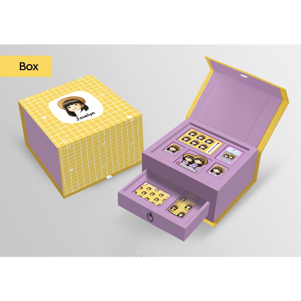 Jual WELLEN PRINT - paket merchandise gift box eksklusif custom foto ...