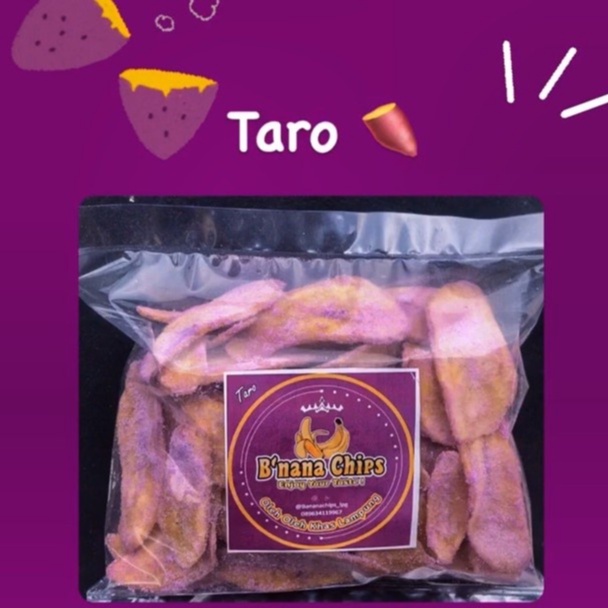 Jual Keripik Pisang Rasa Taro Khas Lampung Kemasan 250g | Shopee Indonesia