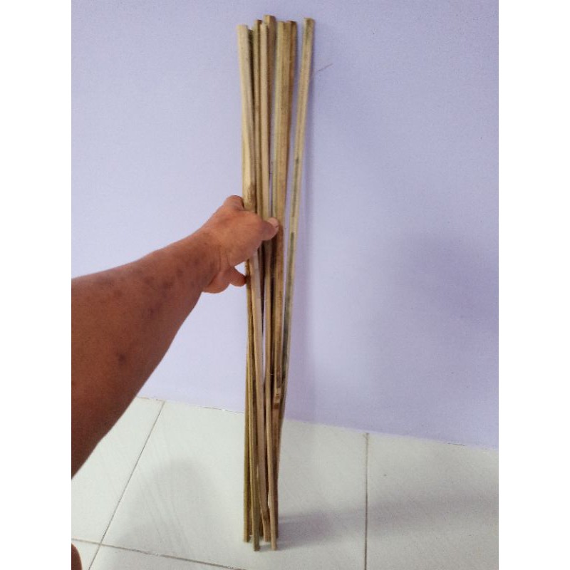 Jual LANJARAN BAMBU PANJANG 70 CM ISI 10 BATANG BAMBU | Shopee Indonesia