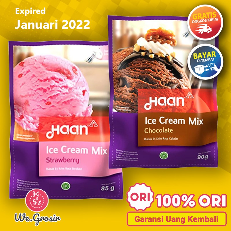 Jual HAAN ICE CREAM | BUBUK TEPUNG ES KRIM HAAN ESKRIM PREMIX POWDER ...