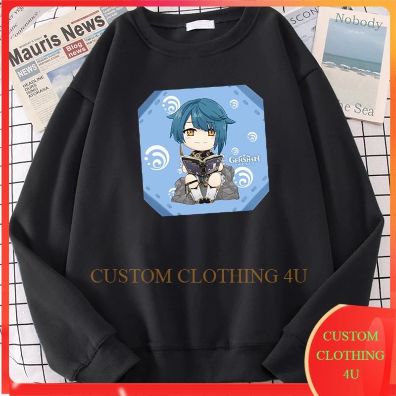 Jual Xingqiu Honey Genshin Impact | SWeater Switer Crewneck Anime ...