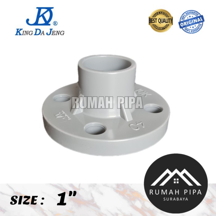 Jual Plendes PVC / Flange Sock 1" AW King Da Jeng - KDJ | Shopee Indonesia