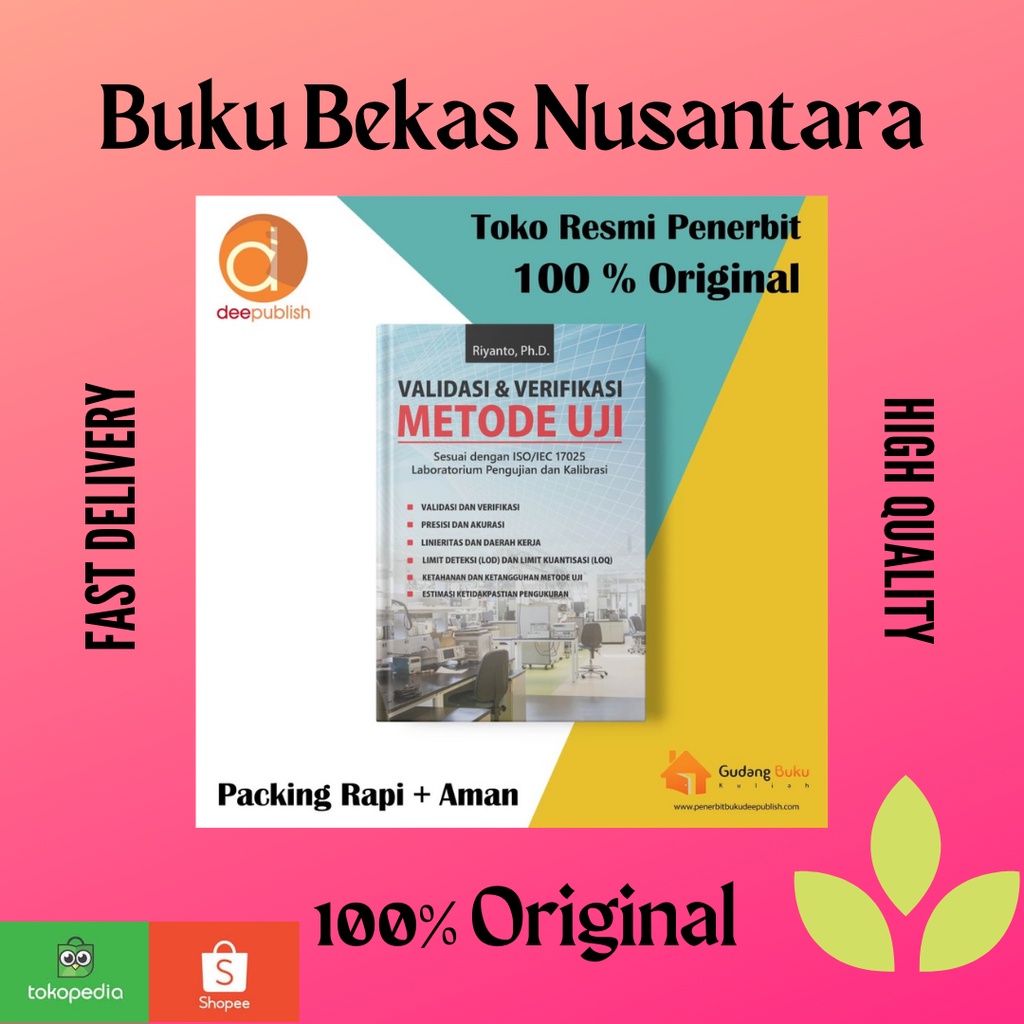 Jual Validasi & Verifikasi Metode Uji: Sesuai dengan ISO/IEC 17025 Lab | Shopee Indonesia