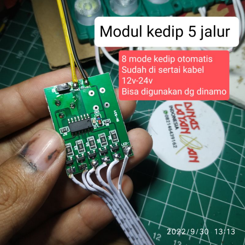 Jual modul kedip 5 jalur dan modul 8jalur 12v | Shopee Indonesia