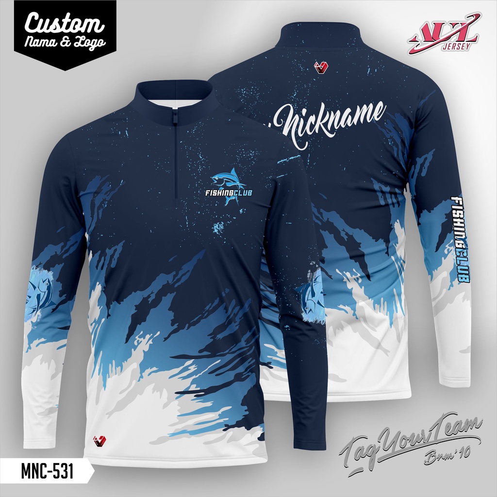 Jual Baju Mancing / Jesey Mancing / Kaos Fishing / Fishing Mania Club ...