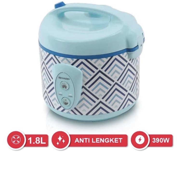 Jual MAGIC COM SHARP KS-N18MG-BL RICE COOKER 1,8 LITER BIRU GARANSI ...
