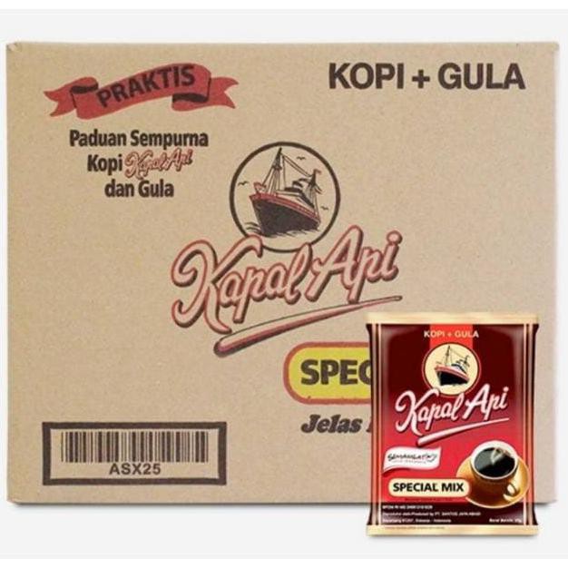 Jual Kapal Api Special Mix Sachet 25gr Per Dus ( 12 Renceng / 120 ...