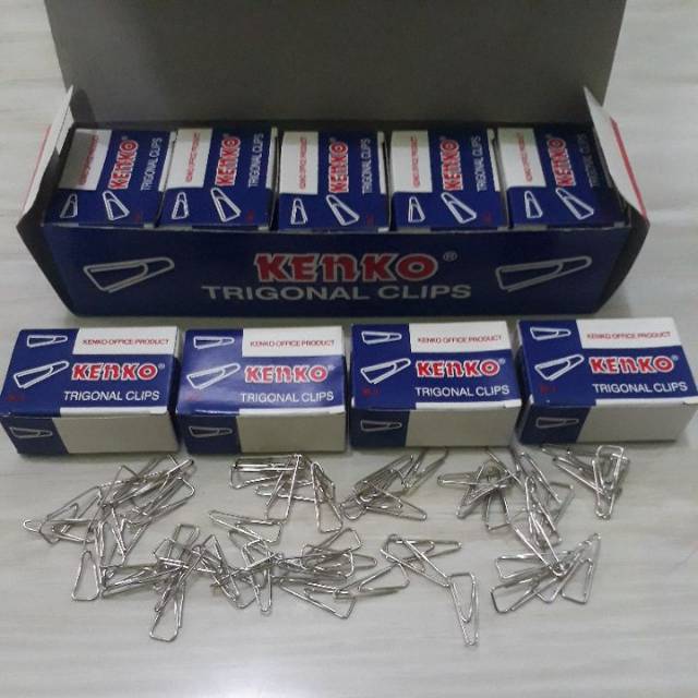 Jual Trigonal Clips No.3 KENKO | Paper Clips No.3 KENKO | Shopee Indonesia