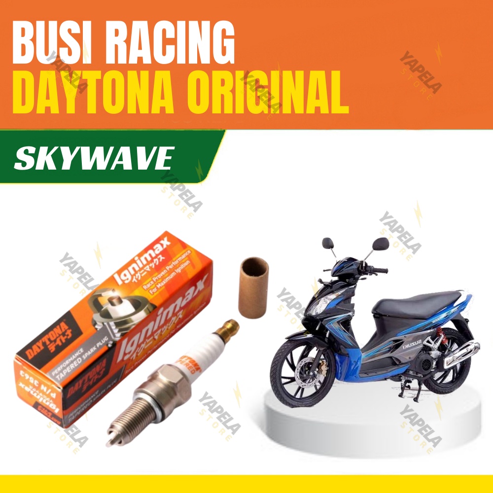 Jual busi racing skywave iridium daytona original 3391 | Shopee Indonesia
