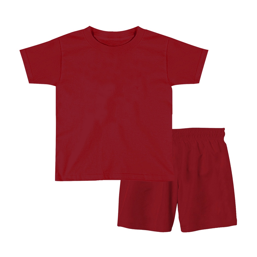 Jual SETELAN ANAK CELANA PENDEK KAOS ANAK COTTON COMBED 30S 1-10 TAHUN SATUAN POLOSAN SET BAJU ...