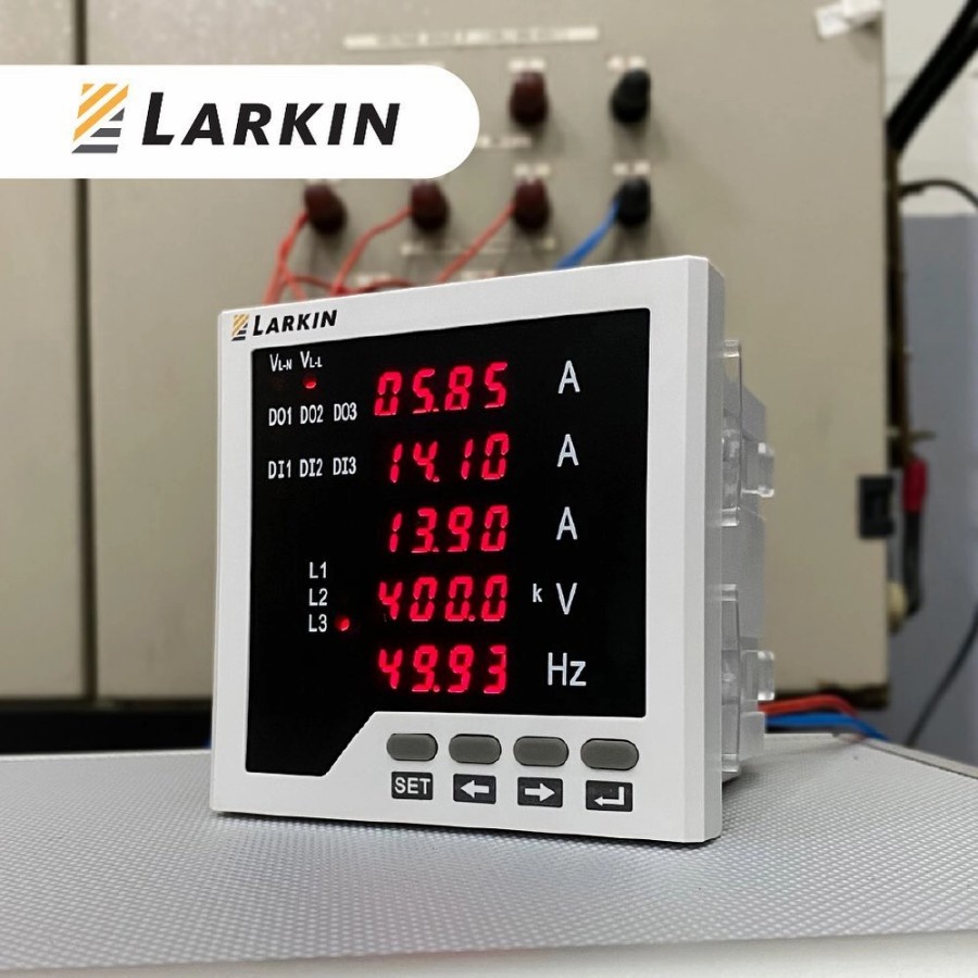 Jual LARKIN LR-3UIF35 AC MULTIFUNCTION DIGITAL PANEL METER 5Row 3Phase ...