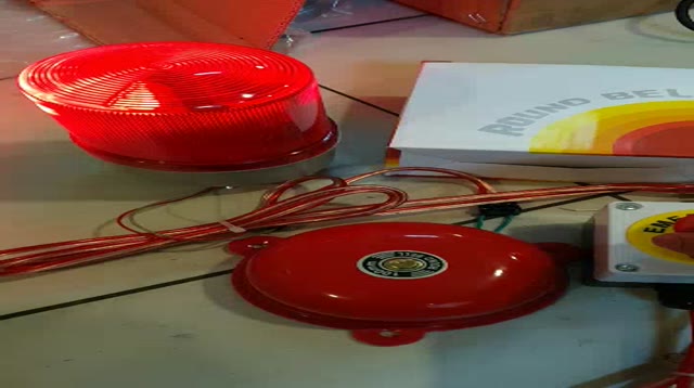 Jual bell ground bell kring alarm 100mm pabrik sirine set tingal pakai ...