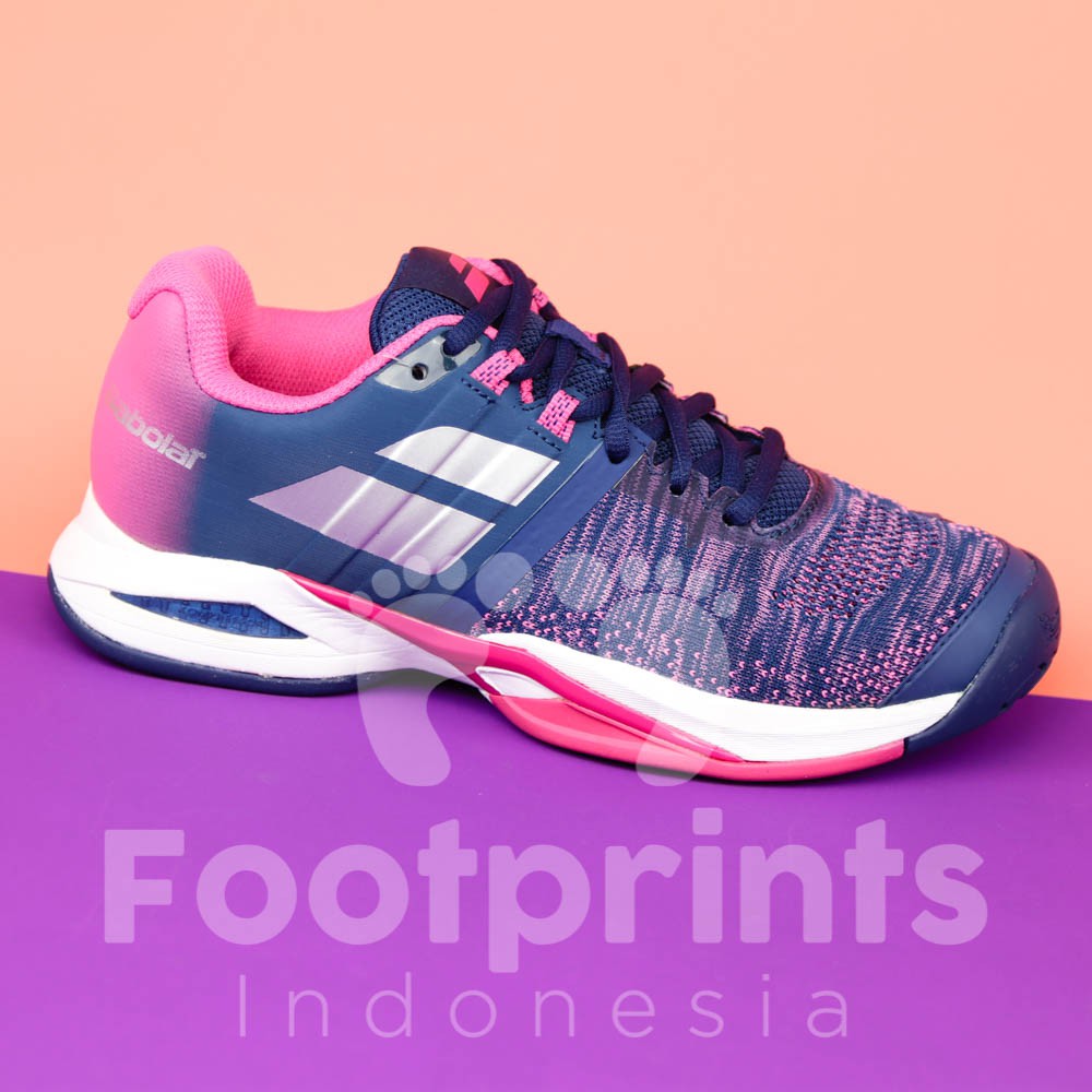 Jual Sepatu Tenis Babolat Propulse Blast Estate Blue Pink Tennis Shoes