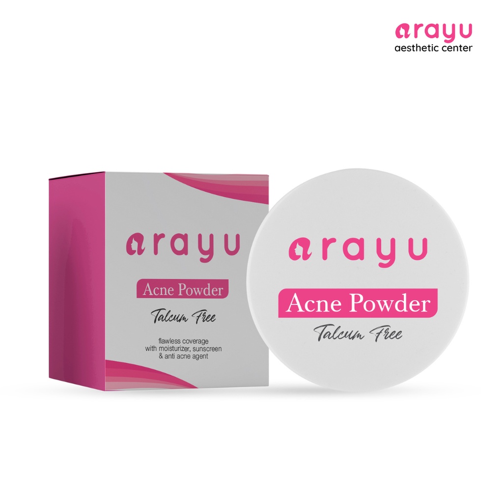 Jual Arayu Talcum Free Powder for Oily and Acne 15gr | Shopee Indonesia