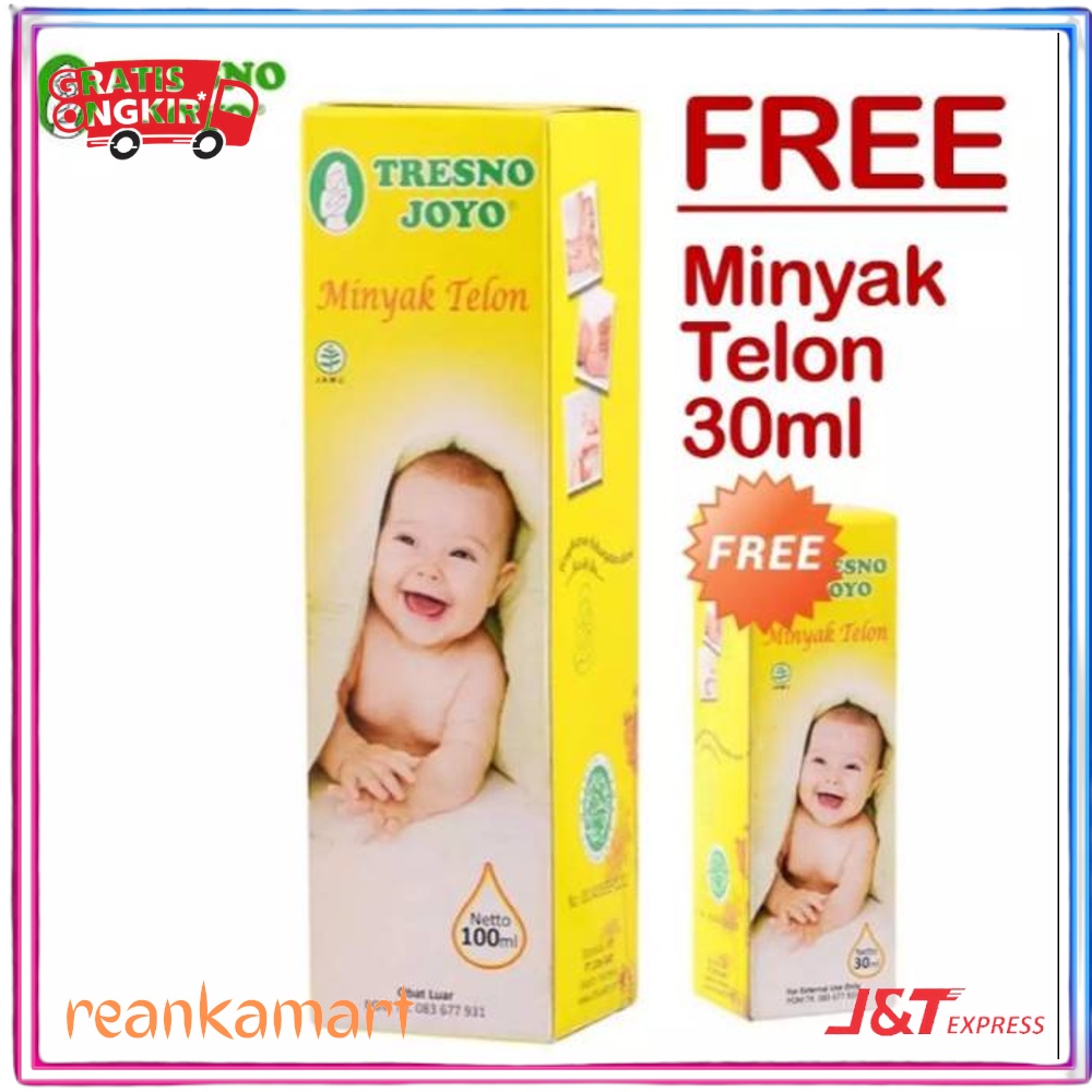 Jual Tresno Joyo Minyak Telon Kemasan 100ml Free 30ml | Shopee Indonesia