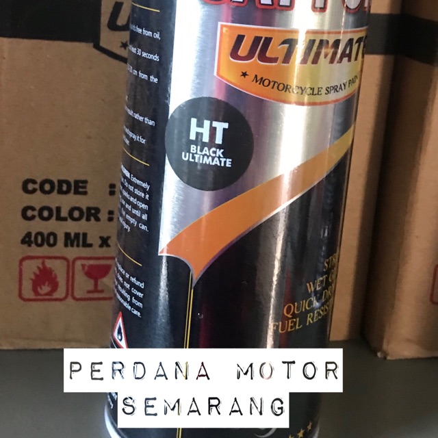 Jual Sapporo ultimate HT hitemp hightemp black ultimate cat knalpot ...
