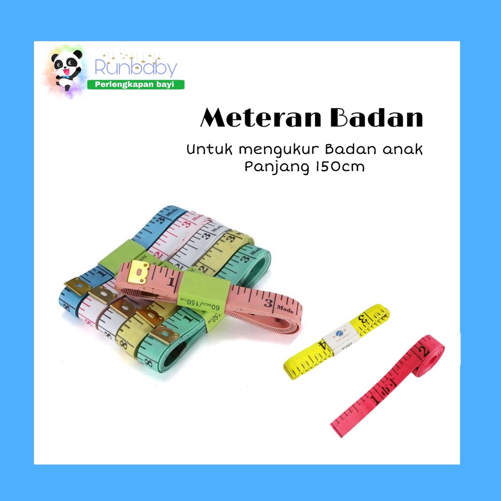 Jual RUN68 METERAN BAJU ALAT UKUR 150CM METERAN MINI PENGUKUR LINGKAR ...