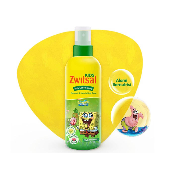 Jual Body Mist / Hair Lotion Zwitsal Kids Spongebob 100ml | Shopee Indonesia