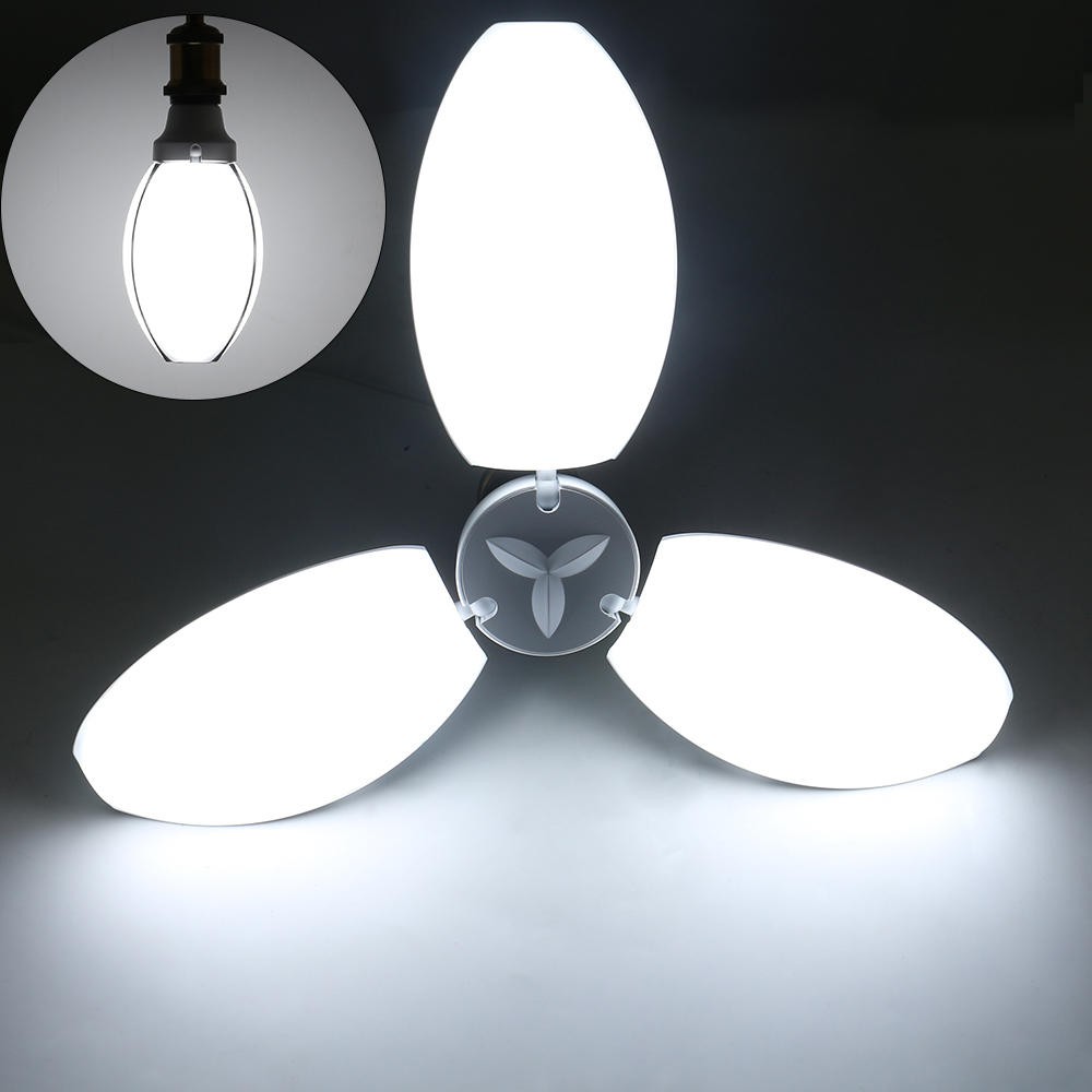 Jual lampu led 2in1 bulb kipas 45w 3 Baling - AC220V B22 Lipat 3 Fan ...