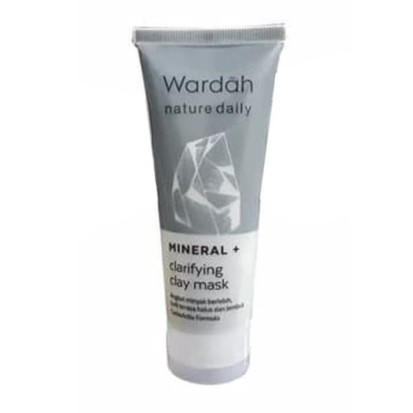 Jual Wardah Nature Daily Mineral+ Clarifying Clay Mask 60 ml | Shopee ...