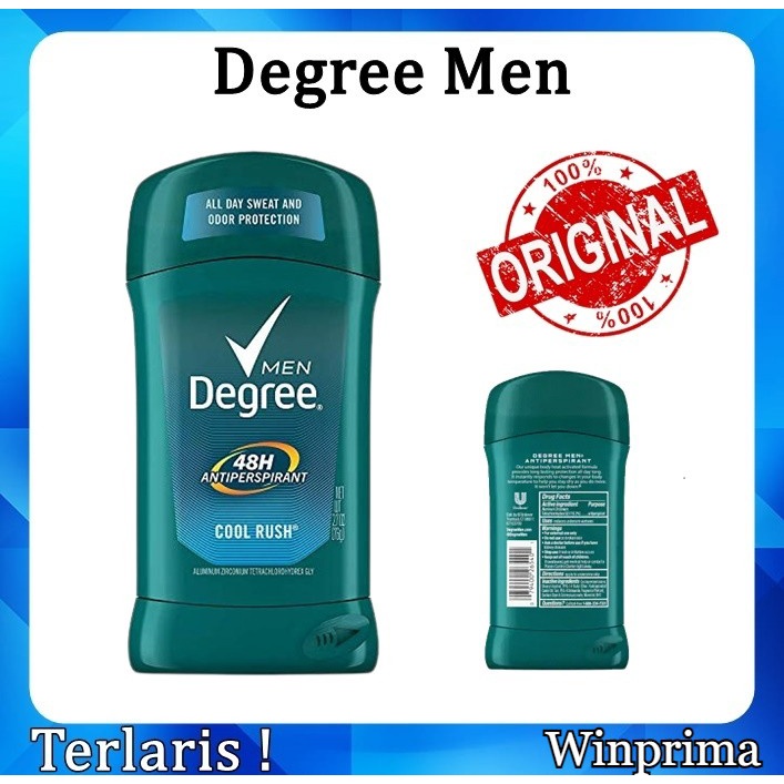 Jual Degree Men Dry Protection Antiperspirant Deodorant - Cool Rush ...