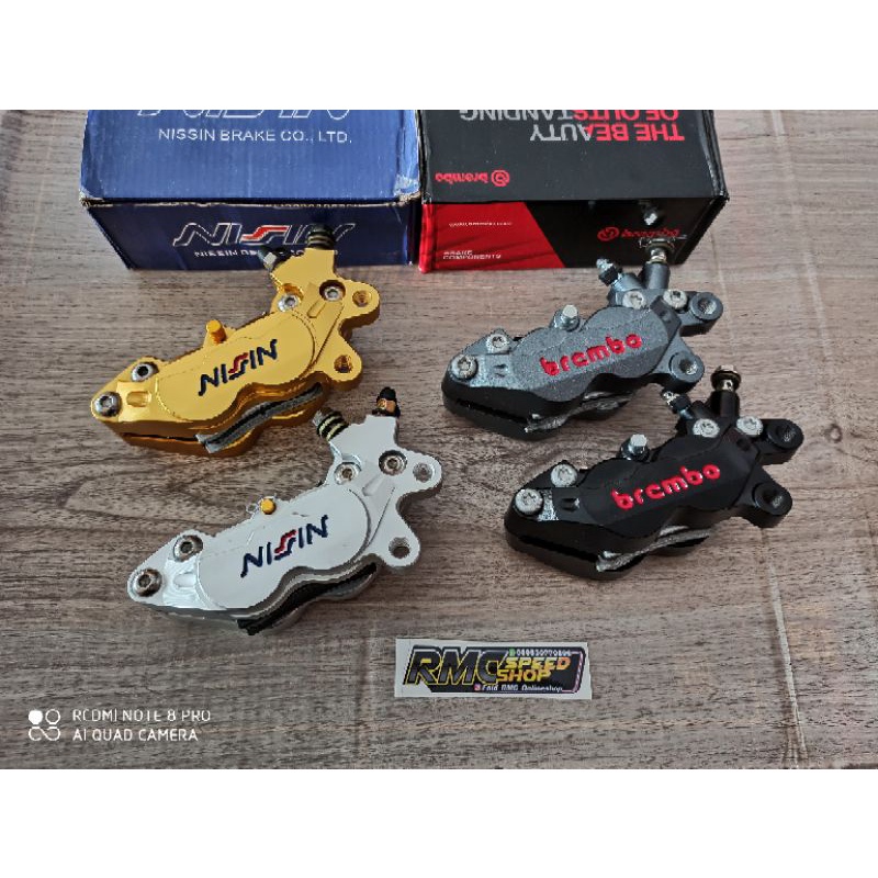 Jual Kaliper brembo 4 piston Pala babi brembo big 4 piston | Shopee Indonesia