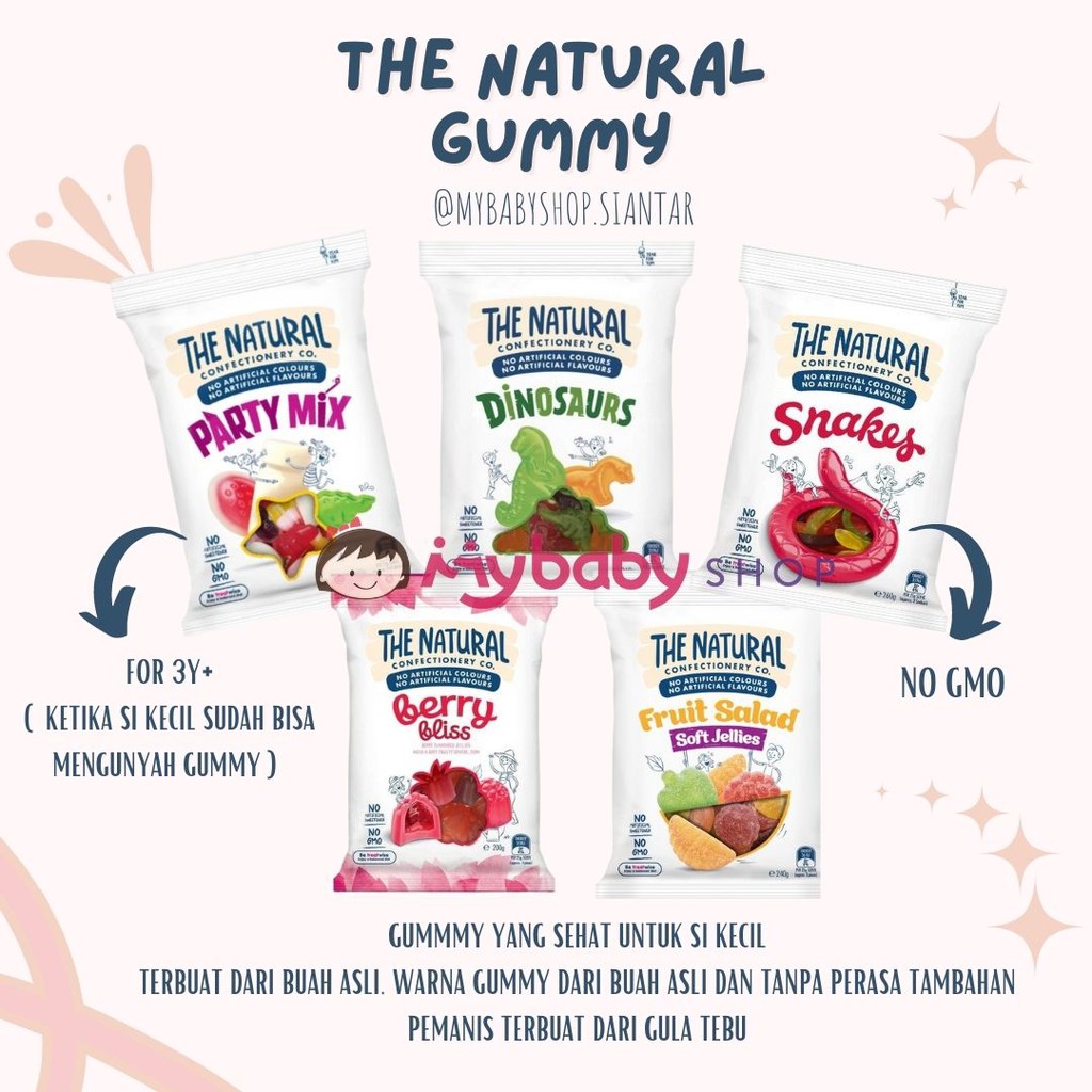 Jual The Natural Confectionery Co. Candy / Permen Snack Gummy Anak ...