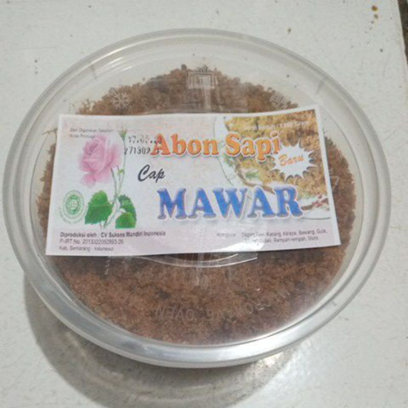 Jual ABON SAPI CAP MAWAR REPACK 200gr | Shopee Indonesia