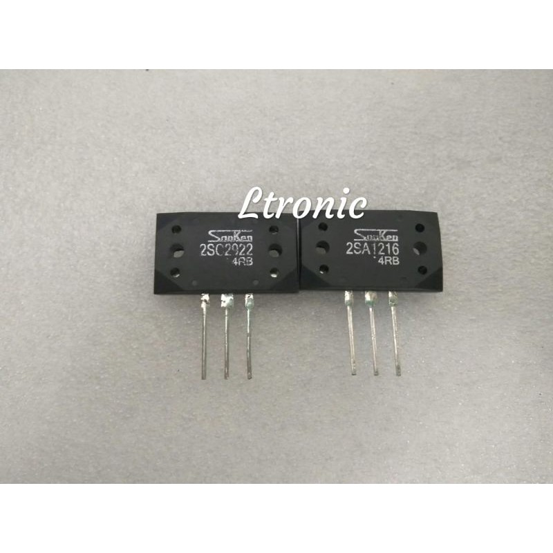 Jual Transistor Sanken 2SC 2922 & 2SA 1216 Hanaya/ 4RB | Shopee Indonesia