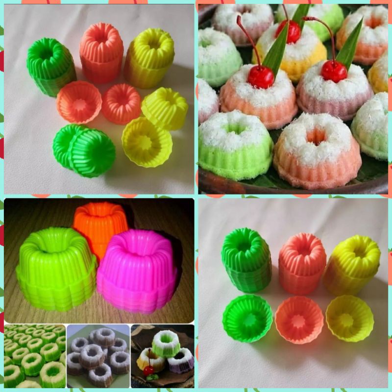 Jual Cetakan kue putu Ayu,apem, pudding dll bentuk bulat harga/6 pcs ...