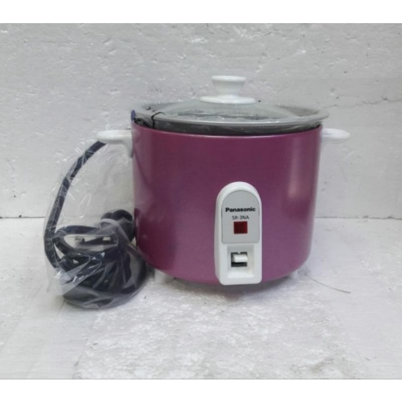 Jual PANASONIC MINI RICE COOKER SR 3 NA AUTOMATIC PENANAK NASI 0.3L ...