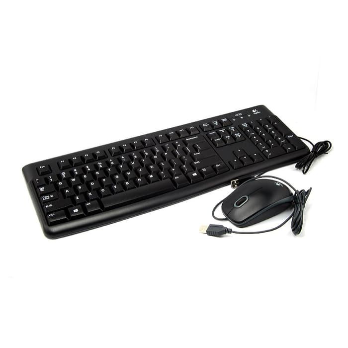 Jual KEYBOARD USB + MOUSE USB LOGITECH MK120 | Shopee Indonesia