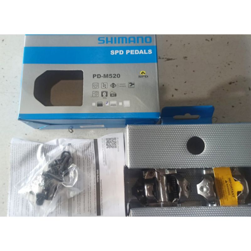 Jual Pedal cleat MTB M520 Silver | Shopee Indonesia